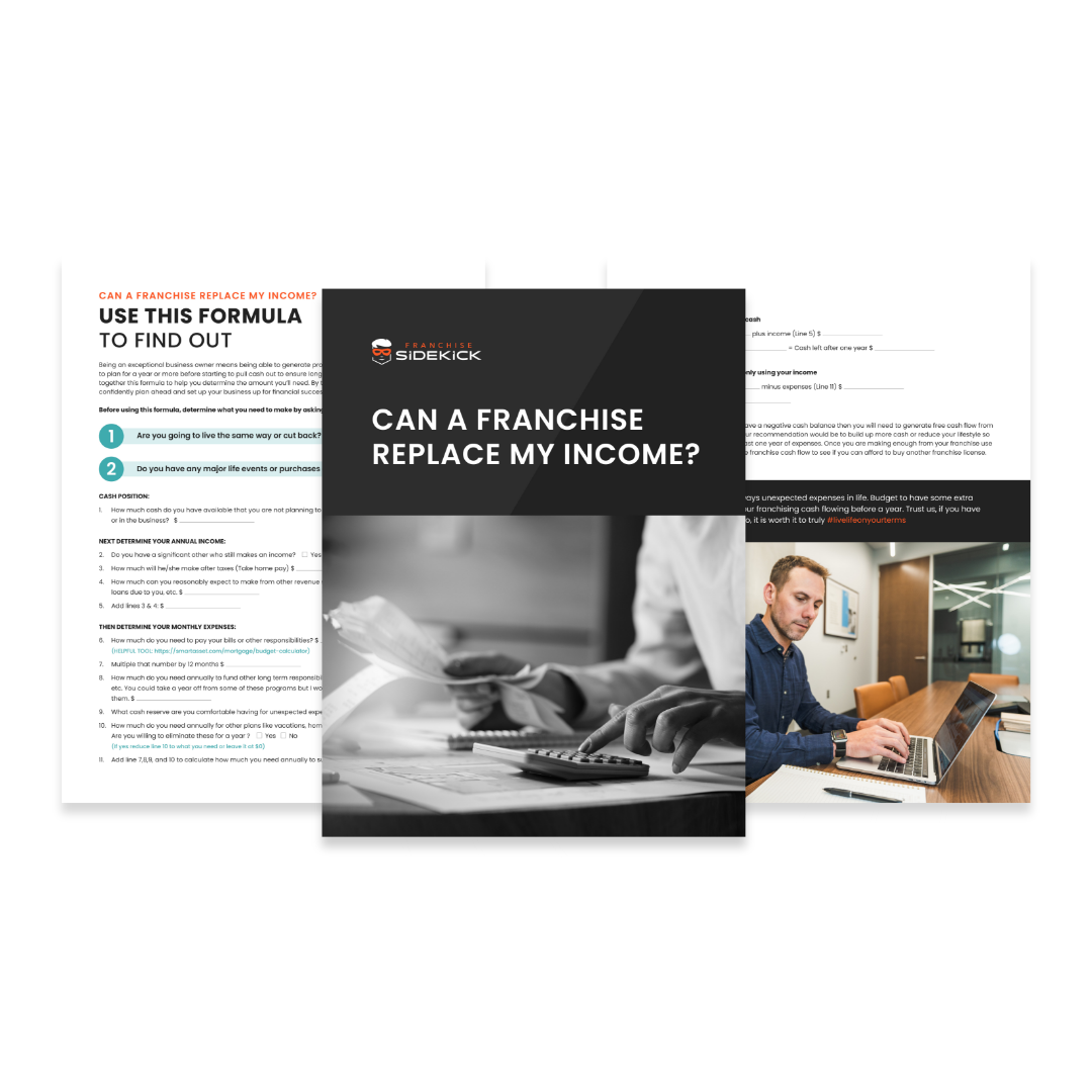 Replace My Income: Step-by-Step Guide to Financially Secure Franchise ...